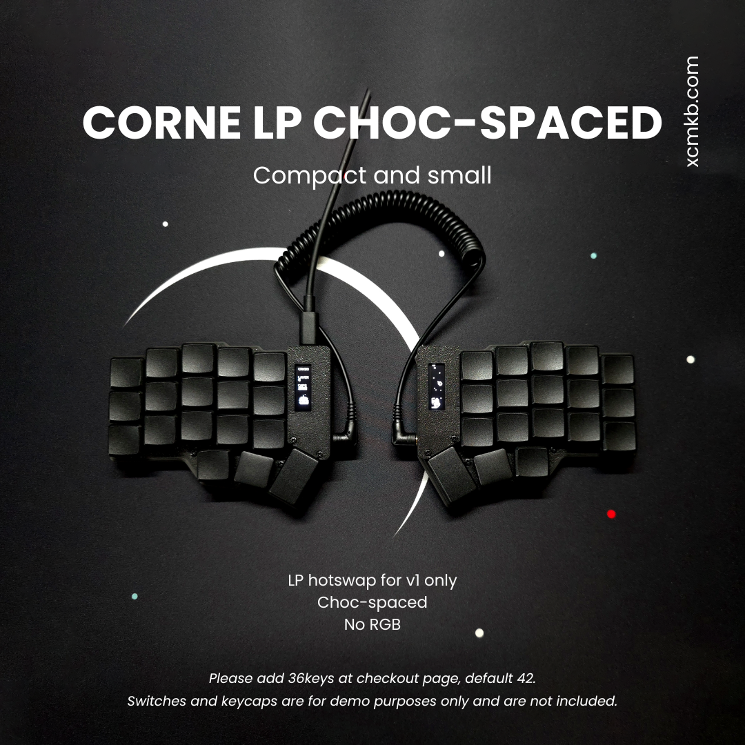 Corne LP 42/36 Choc-Spaced – XCMKB