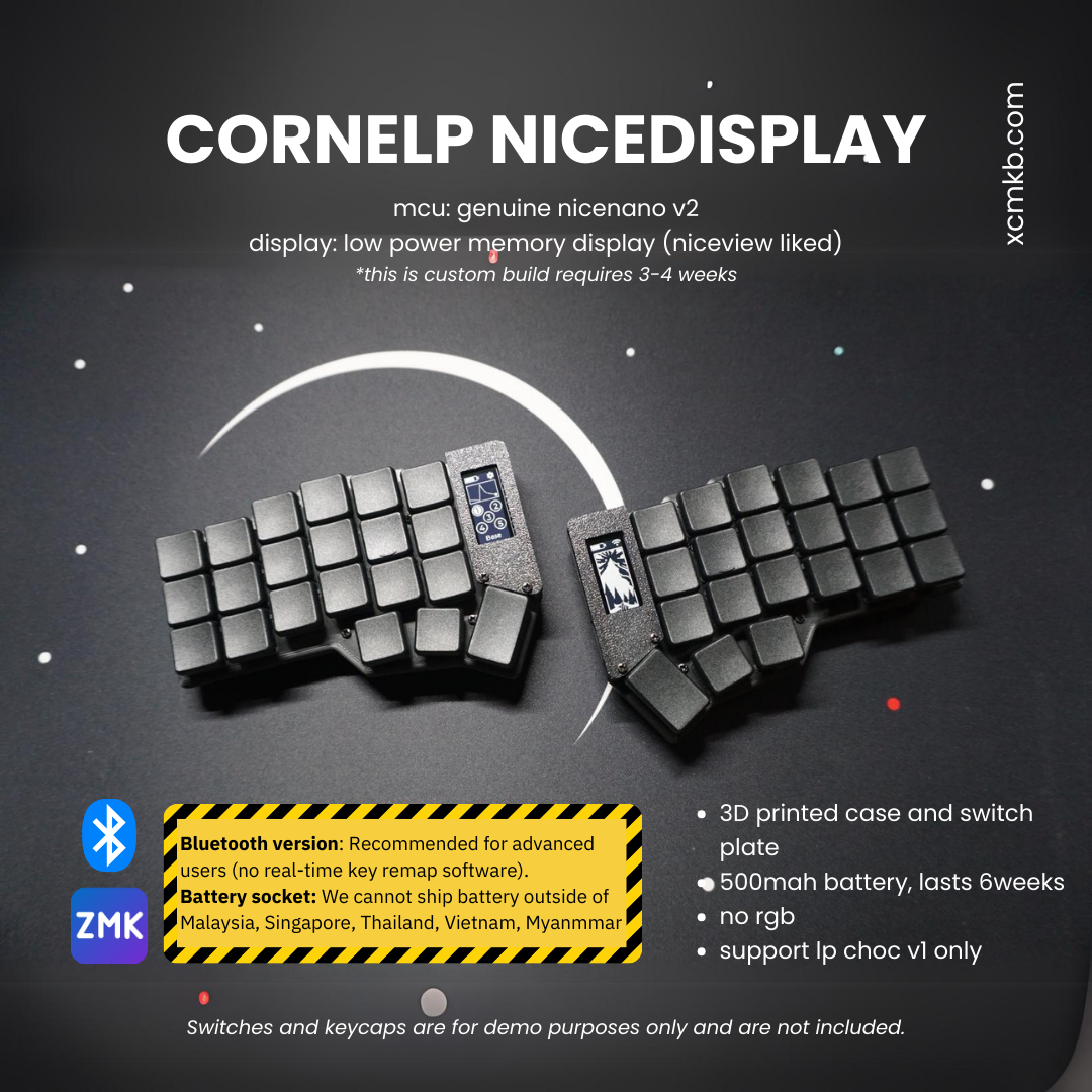 XCMKB: Wireless Pre-built Corne Lp Choc-spaced 42 keys