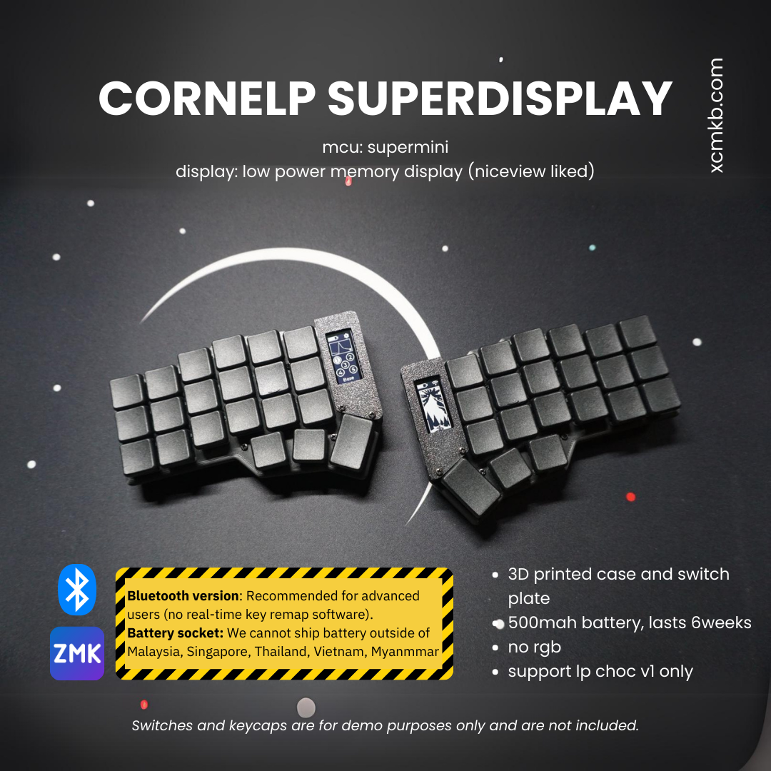 XCMKB: Wireless Pre-built Corne Lp Choc-spaced 42 keys