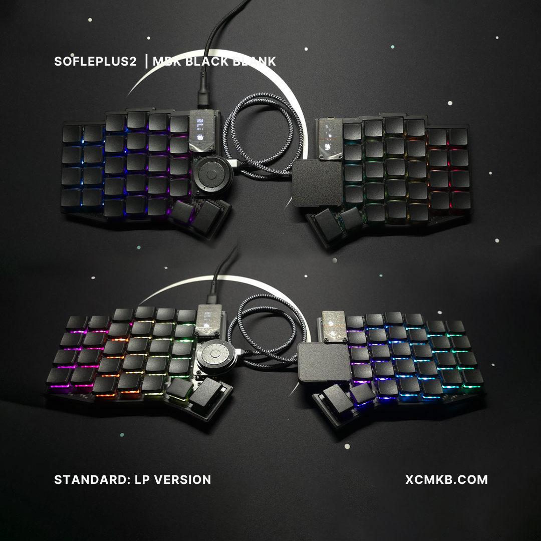 SoflePLUS2 - Split Ergonomic Keyboard Integrated Trackpad – XCMKB